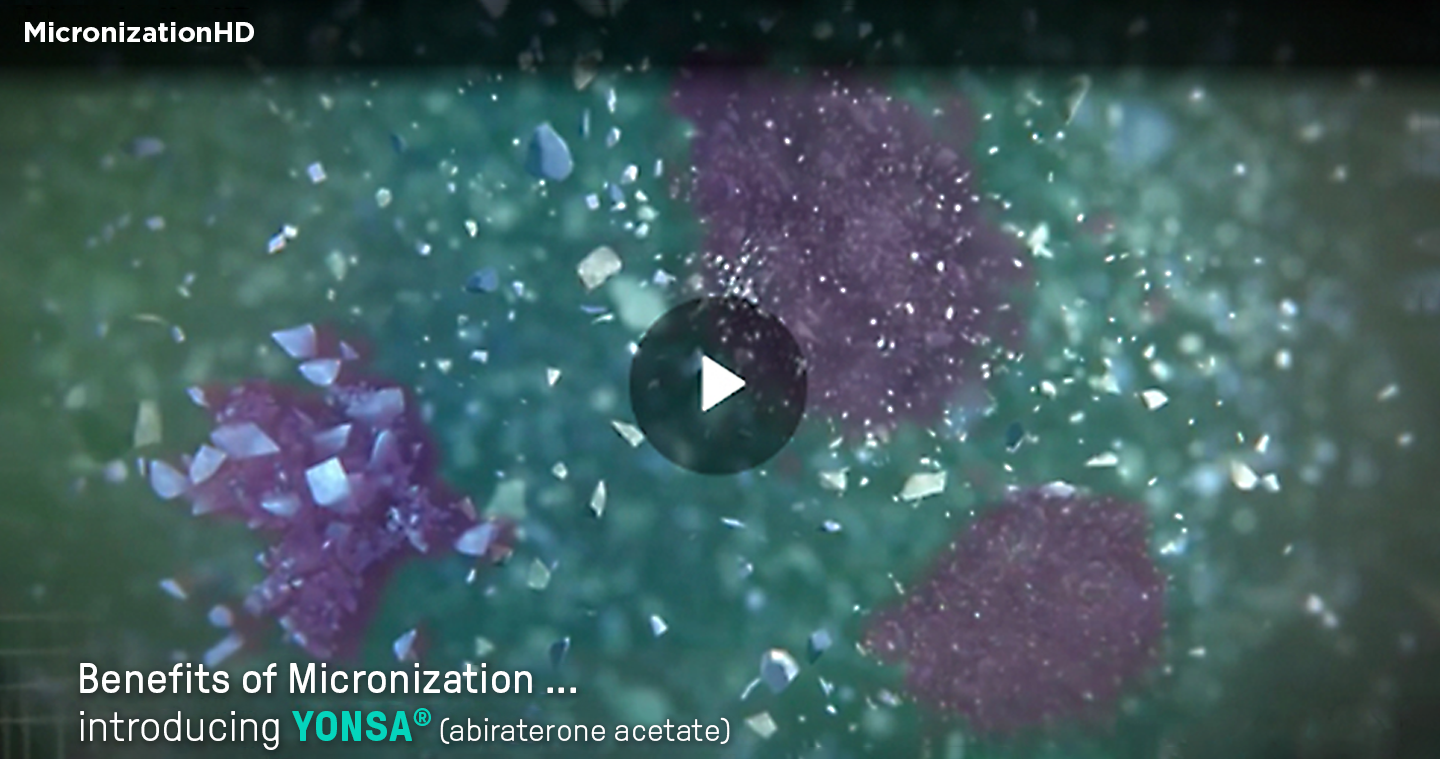 About Micronization | YONSA® (abiraterone acetate)